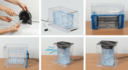 How to Build a DIY Air Cooler with a Fan and Ice | Cooler Find