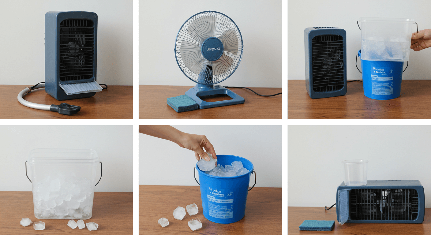 How to Build a DIY Air Cooler with a Fan and Ice | Cooler Find