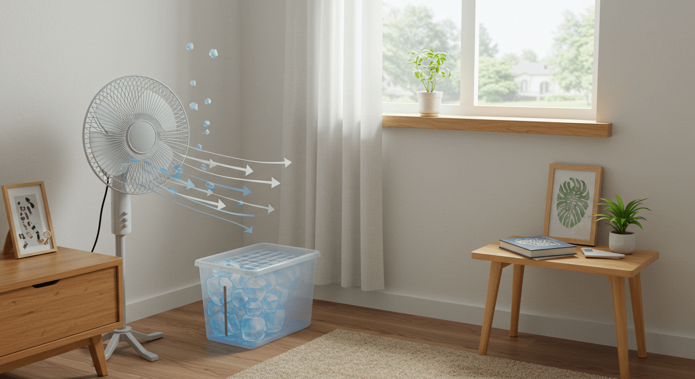 DIY Cooling Fan Setup for Small Rooms | Cooler Find
