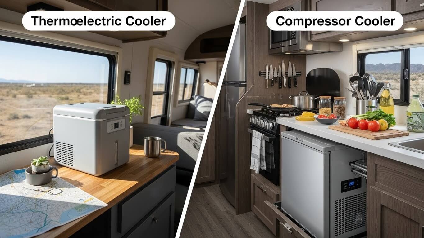 Thermoelectric Cooler vs. Compressor Cooler for RVs: Complete Guide ...